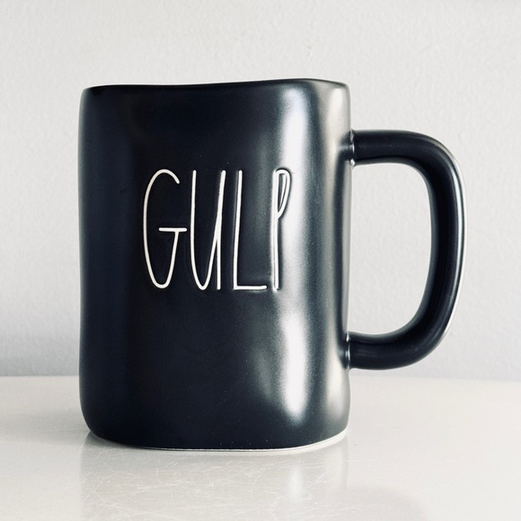 Rae Dunn | Dining | Rae Dunn By Magenta Matte Black Gulp Coffee Mug ...